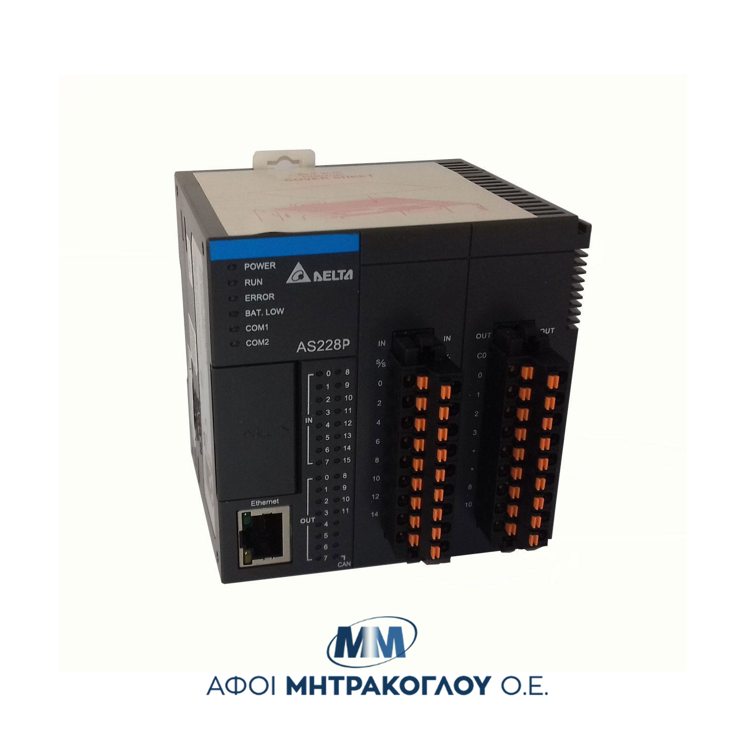 PLC - CPU DELTA AS200 CAN OPEN (Τρανζίστορ PNP) AS228P-A - Αφοί ...