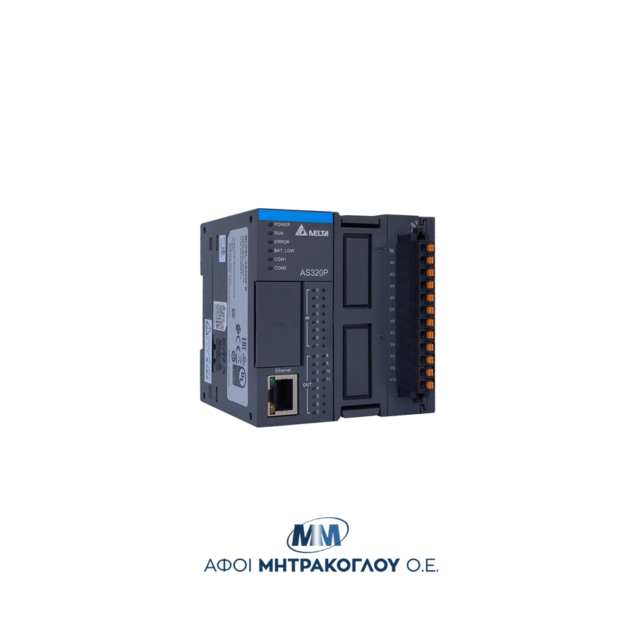 PLC - CPU DELTA AS300 Τρανζίστορ PNP (spring) - AS320P-B - Αφοί ...
