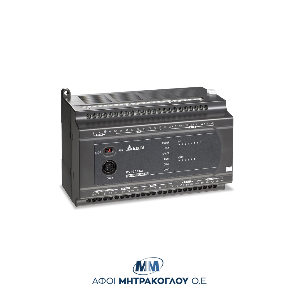 ΒΙΟΜΗΧΑΝΙΚΟ ΥΛΙΚΟ | PLC - CPU DELTA EX2 Series (DVP20EX200T)