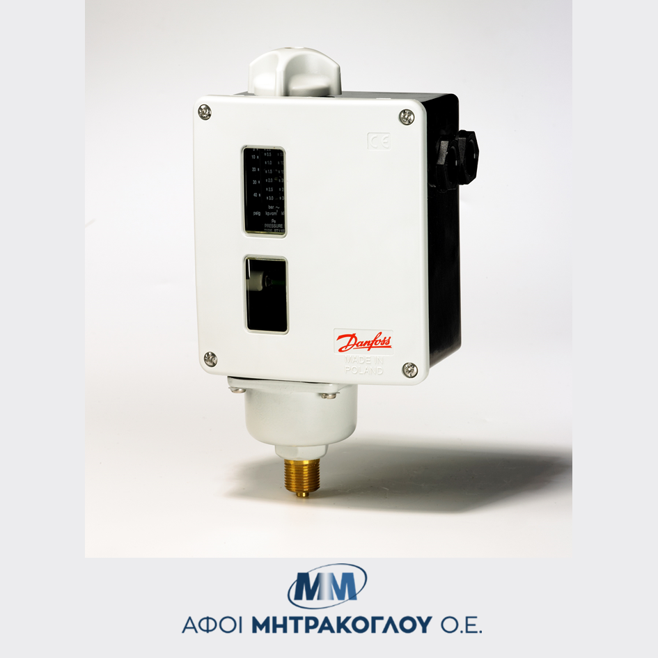 Πιεσοστάτης Danfoss RT5, πίεση 4~17bar, διαφορικό 1.2~4bar, 3/8'' BSP