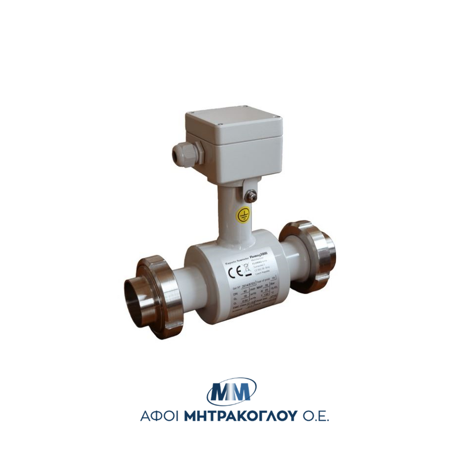 Ηλεκτρομαγνητικό Ροόμετρο FLOMAG-3000 | DN40 κατά DIN 11851