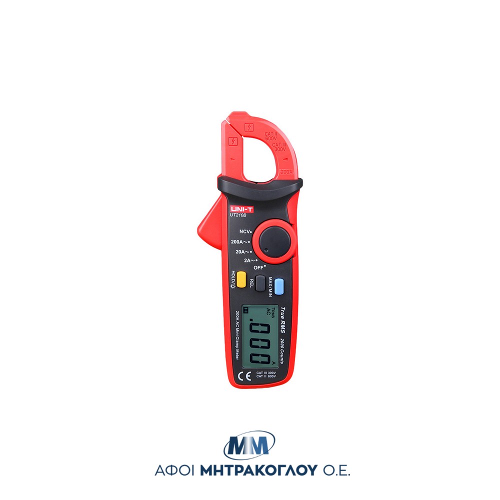 Mini ψηφιακή Αμπεροτσιμπίδα UN210B True RMS της UNI-T