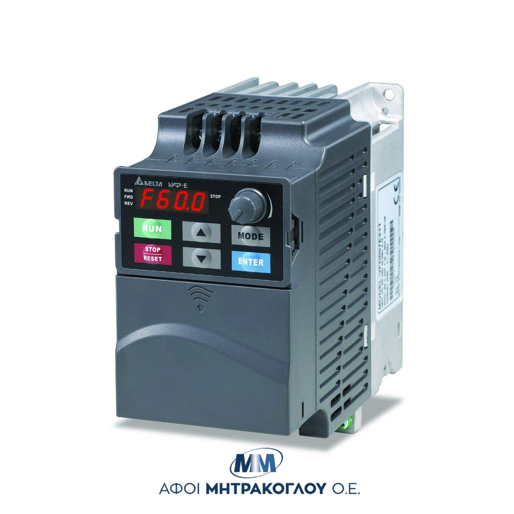 ΒΙΟΜΗΧΑΝΙΚΟ ΥΛΙΚΟ | INVERTERS | VFD-E ΓΙΑ ΚΙΝΗΤΗΡΑ 0.75KW