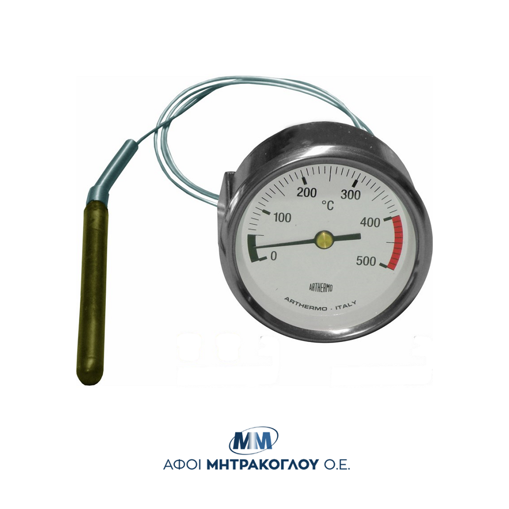 Μεταλλικό Θερμόμετρο αποστάσεως, με αισθητήριο σε απόσταση | 0-500oC