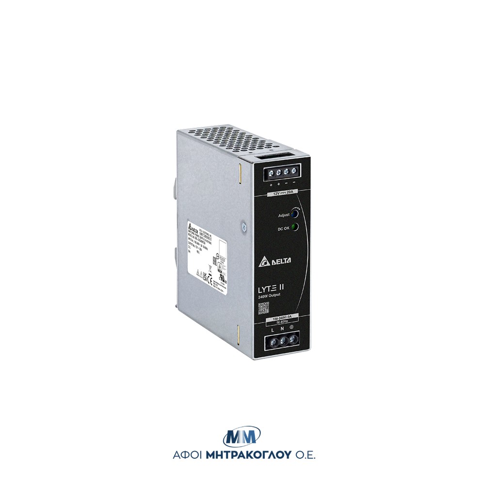 Τροφοδοτικό ράγας DELTA, σειράς LYTE II, με είσοδο: 90-264VAC 1PH και ...